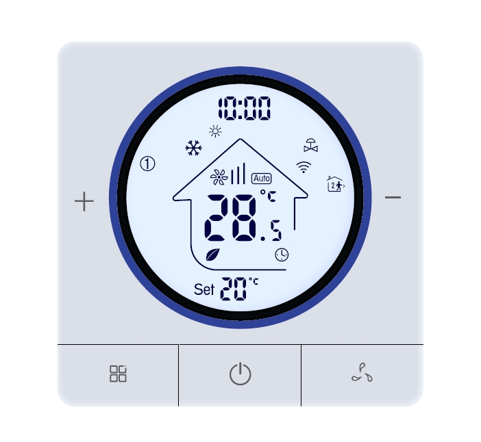 Beris Tech Wall Mounted Room Thermostat For FCU