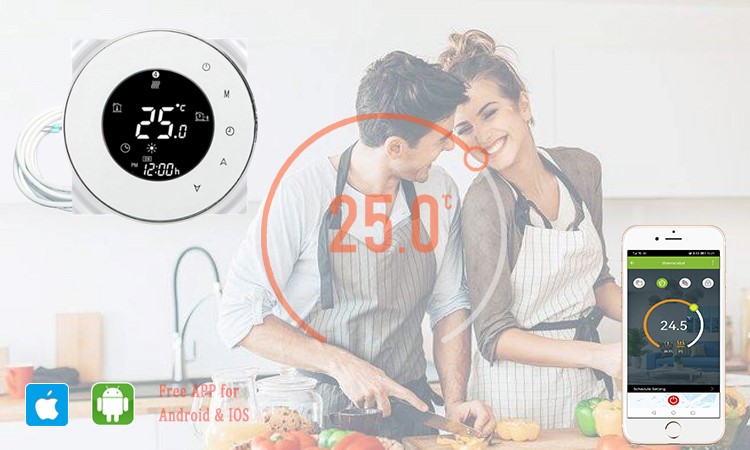 Wifi Programmable Room Thermostat For Home Heating