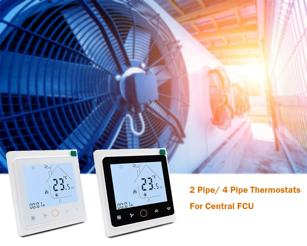 Weekly Programmable 2 Pipe/ 4 Pipe Modbus Thermostat