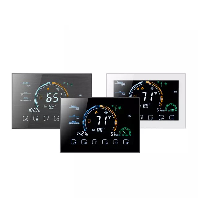 Heating and Cooling Multi-Stage Touch Screen Heat Pump Thermostat