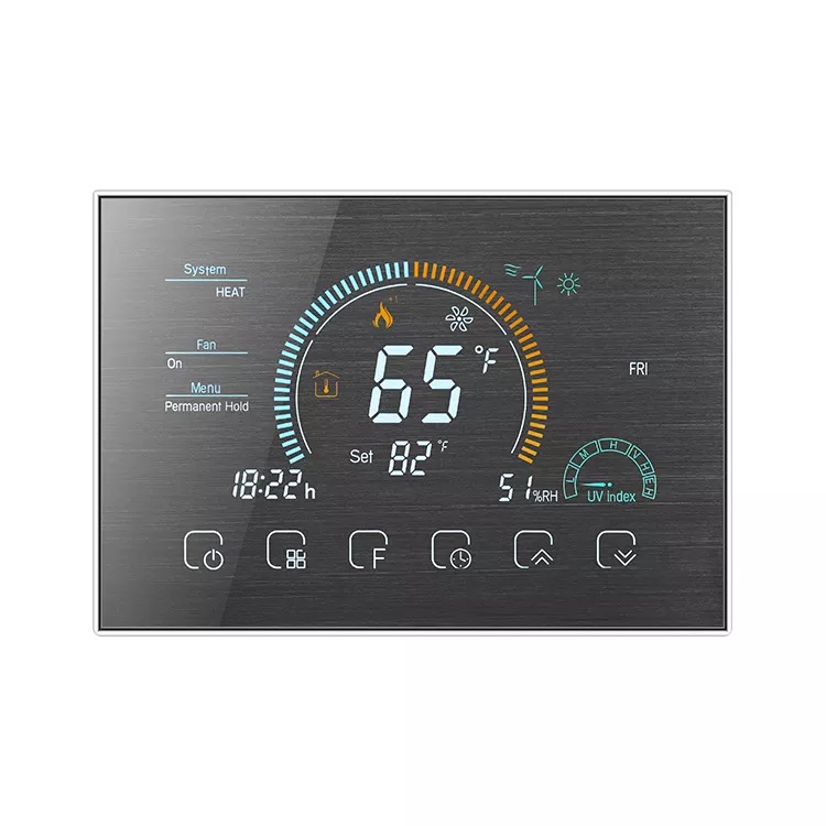 Heating and Cooling Multi-Stage Touch Screen Heat Pump Thermostat