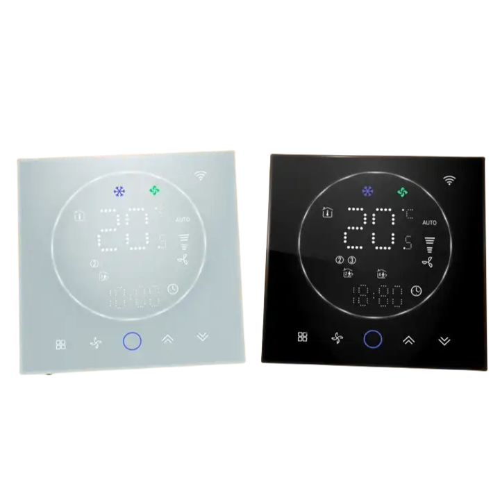 New Arrival Color Display Heating And Cooling FCU Thermostat