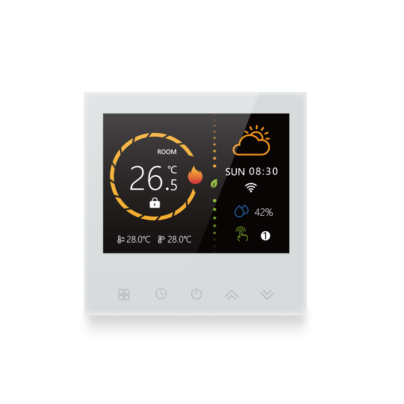 2025 New Colorful LCD Smart Home Heating WiFi Thermostat